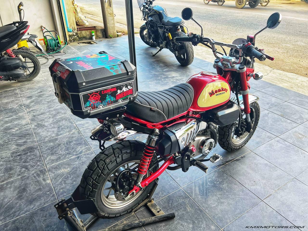ធុងអុីងណុក និងធុងជ័រក្រោយ Top Case Aluminum Motorcycle Tail Box - KMX ...