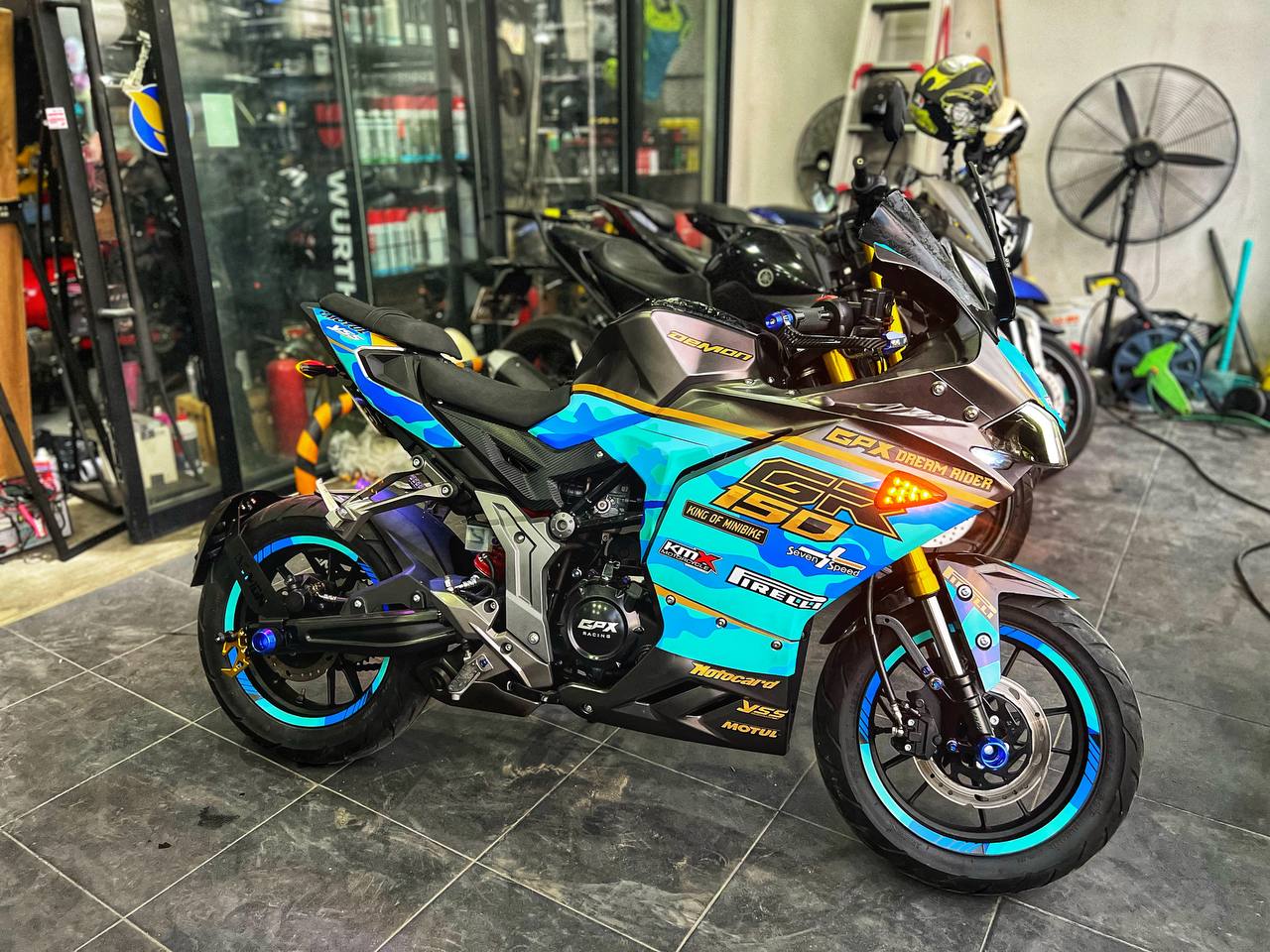 Custom GPX Demon 150GR 2019 មួយទឹកស្លាកលេខ - KMX Motors